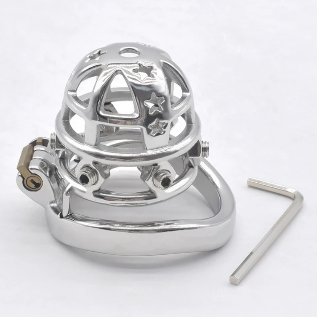 Metal Spiked Chastity Cage - Male Chastity Belt with Spiked Cage ...