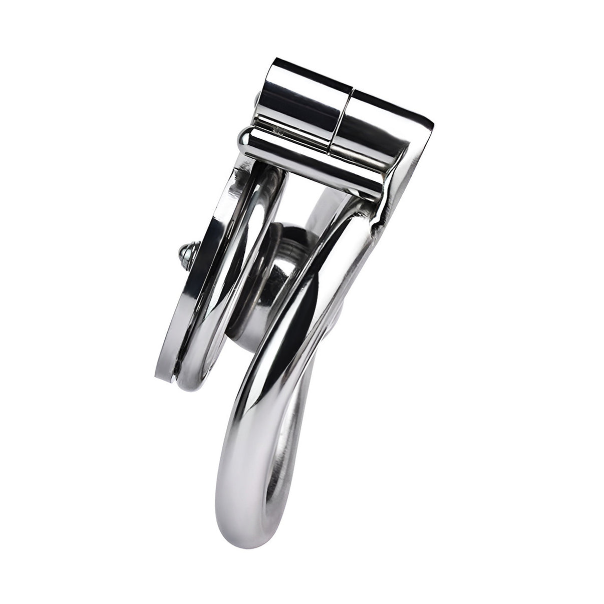 Micro Flat Inverted Chastity Cage with PU Strap Super Small Negative ...