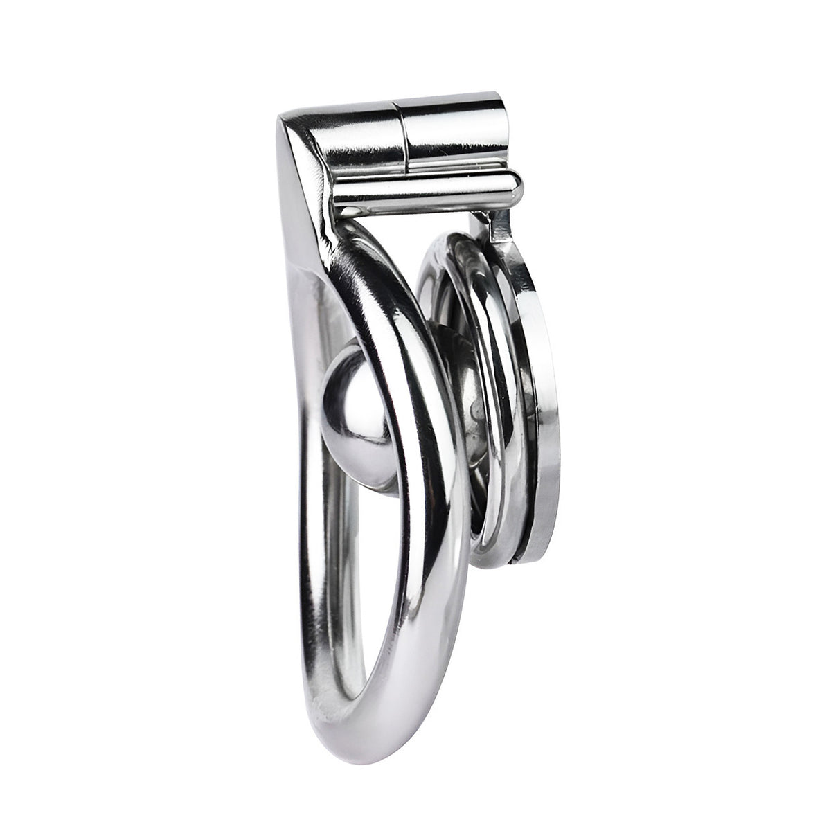 Micro Flat Inverted Chastity Cage with PU Strap Super Small Negative ...