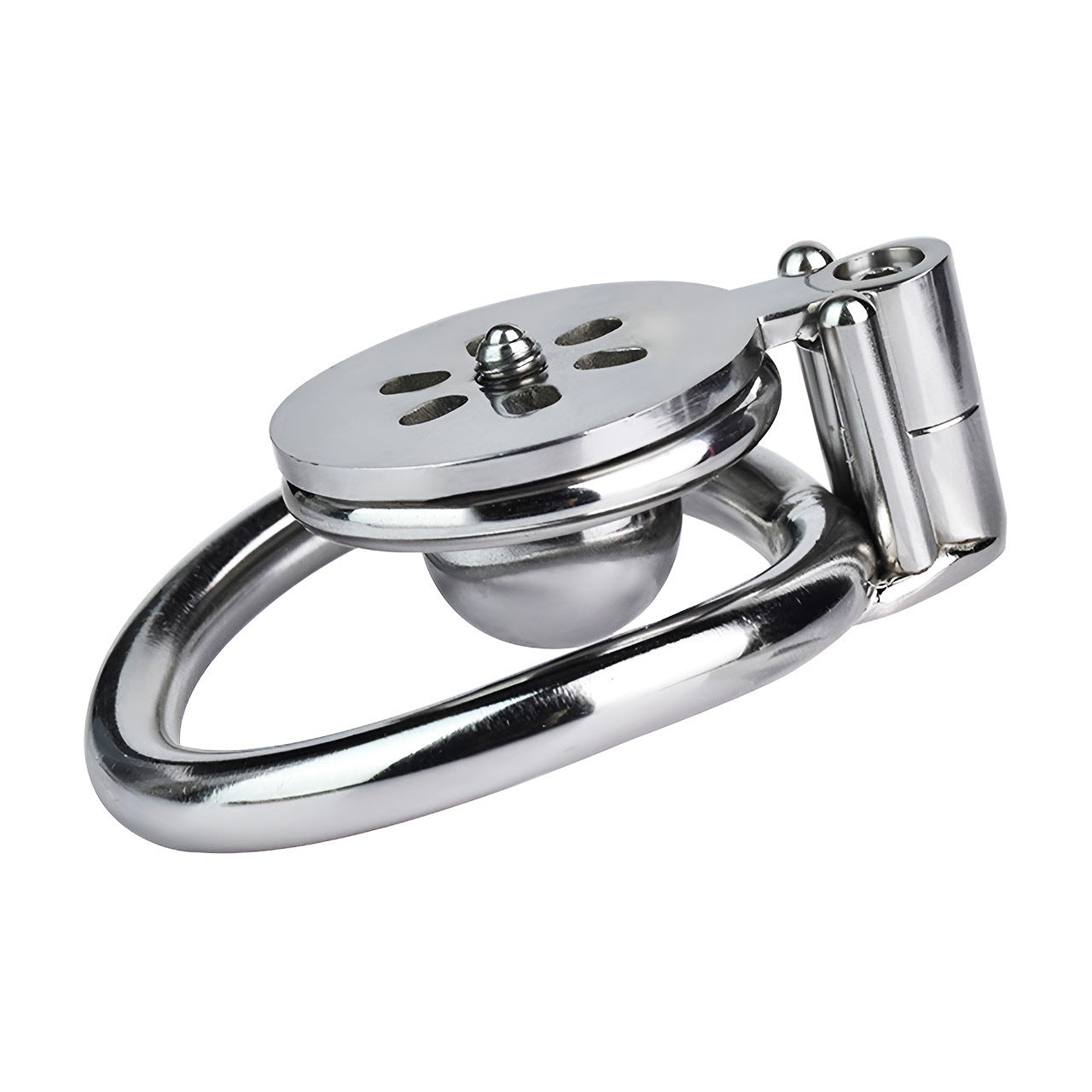 Micro Flat Inverted Chastity Cage with PU Strap Super Small Negative ...