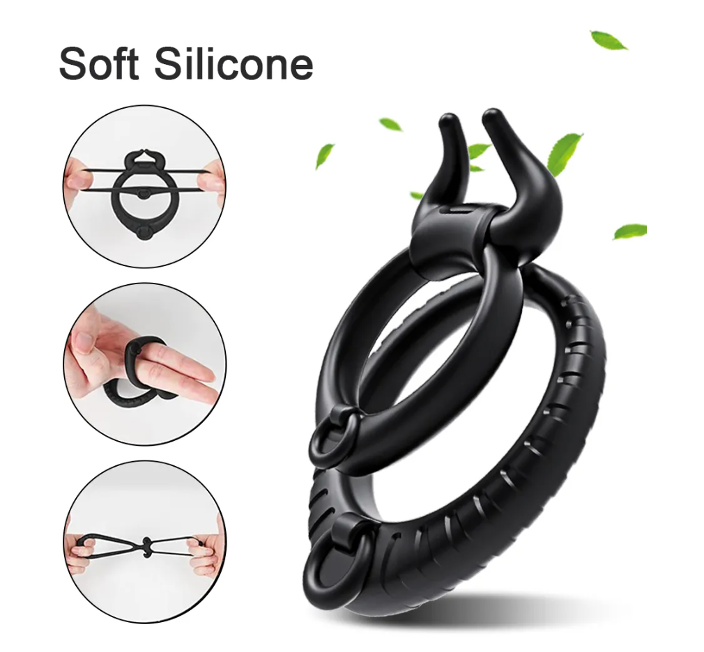Soft Silicone Penis Cock Rings For Men Lightweight And Waterproof Tiny