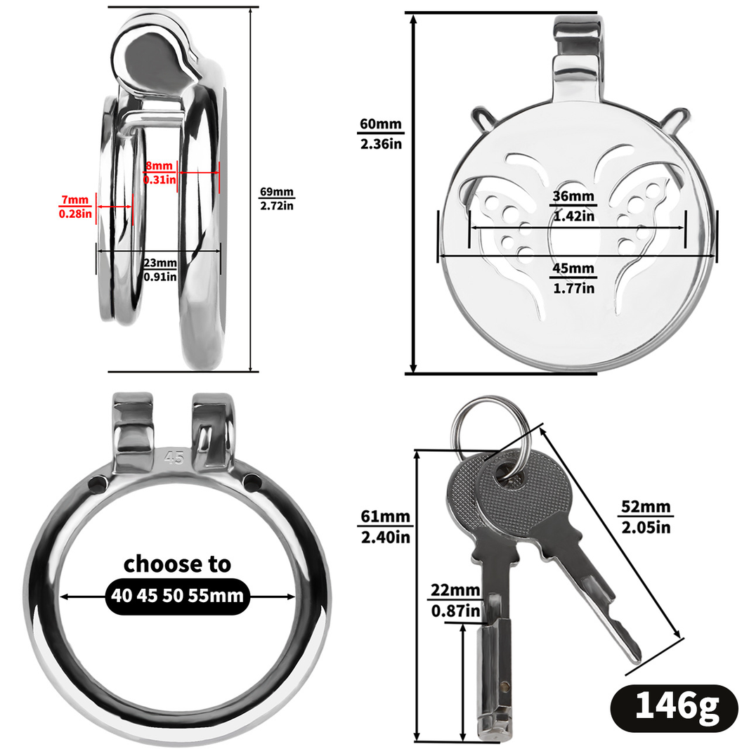 Micro Chastity Cages: A Guide to Small Penis Options – KeepMeLocked